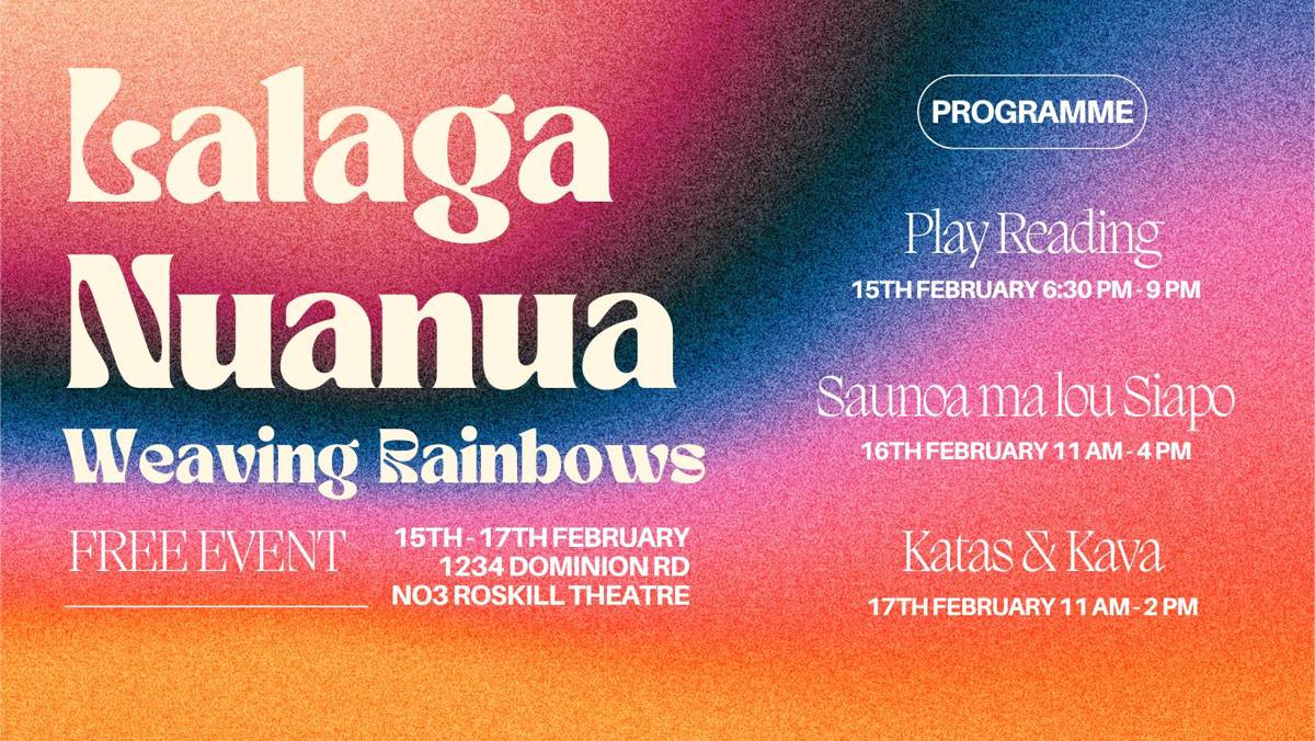 Lalaga Nuanua - Weaving Rainbows | Auckland Pride Festival